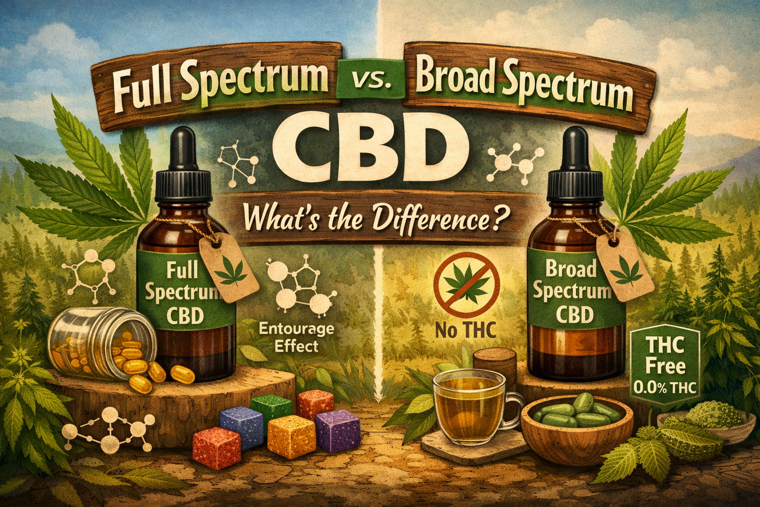 Full Spectrum vs Broad Spectrum CBD: What’s the Difference? – Hemp and ...