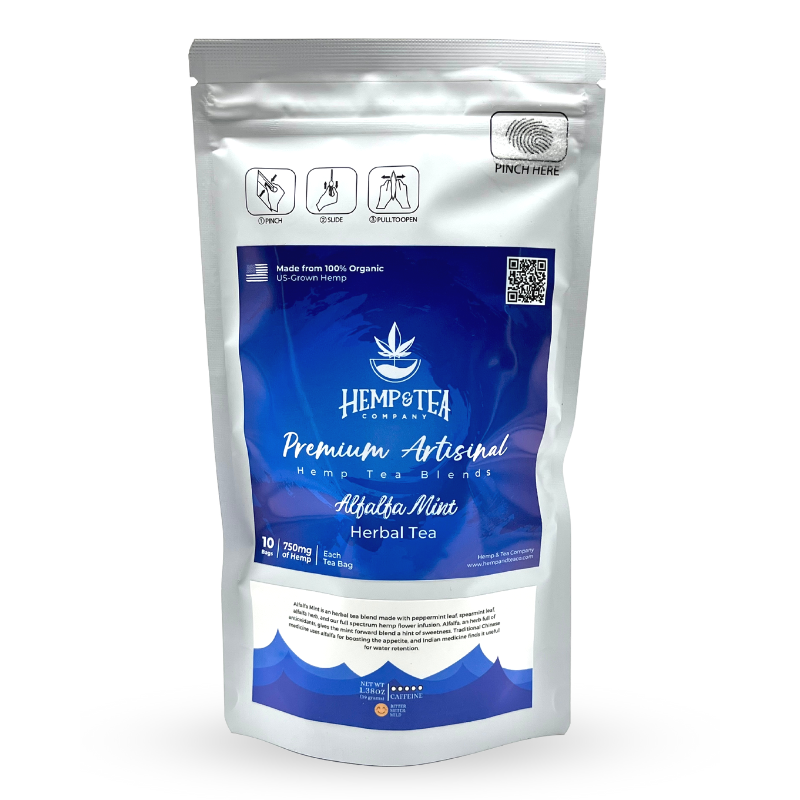 Alfalfa Mint Hemp Tea | Hemp & Tea Company - Charlotte, NC – Hemp and ...