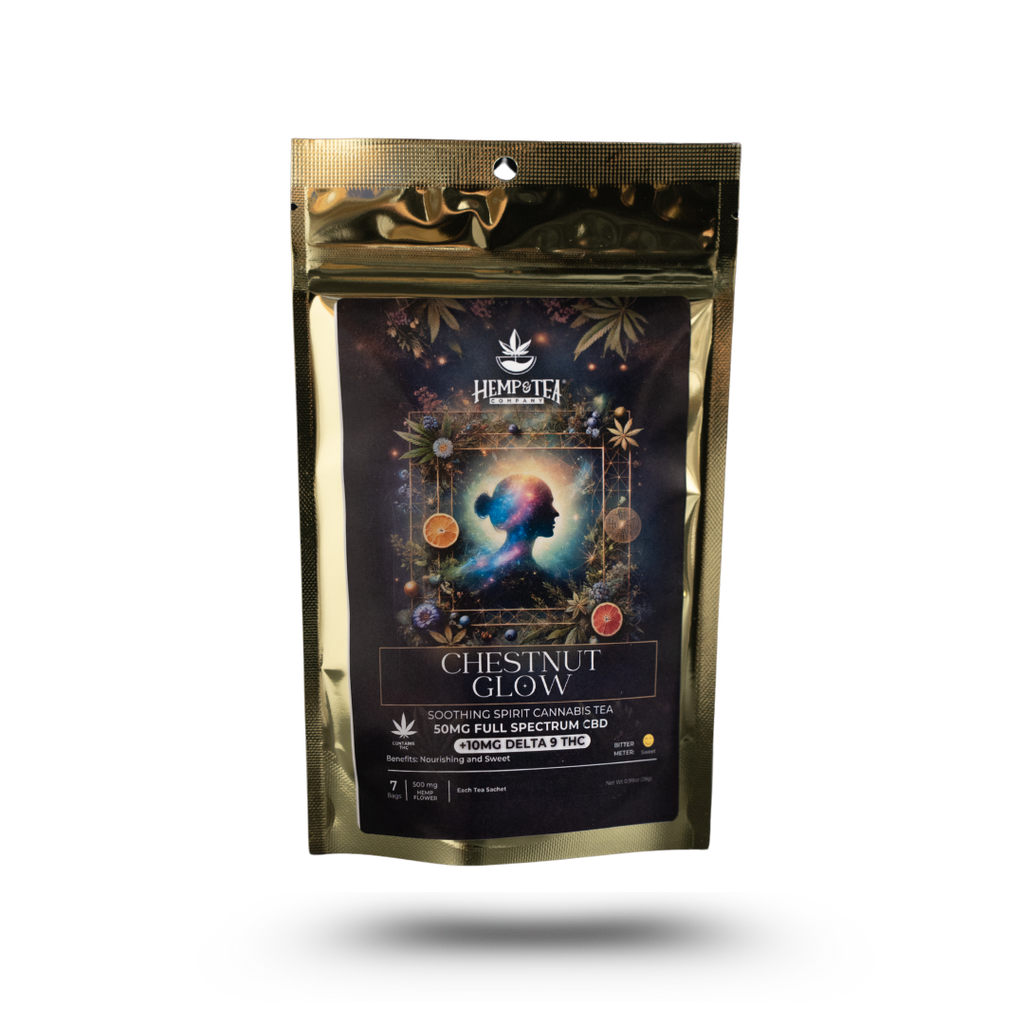 Delta 9 Chestnut Glow Soothing Spirit Cannabis Tea – Hemp and Tea Co