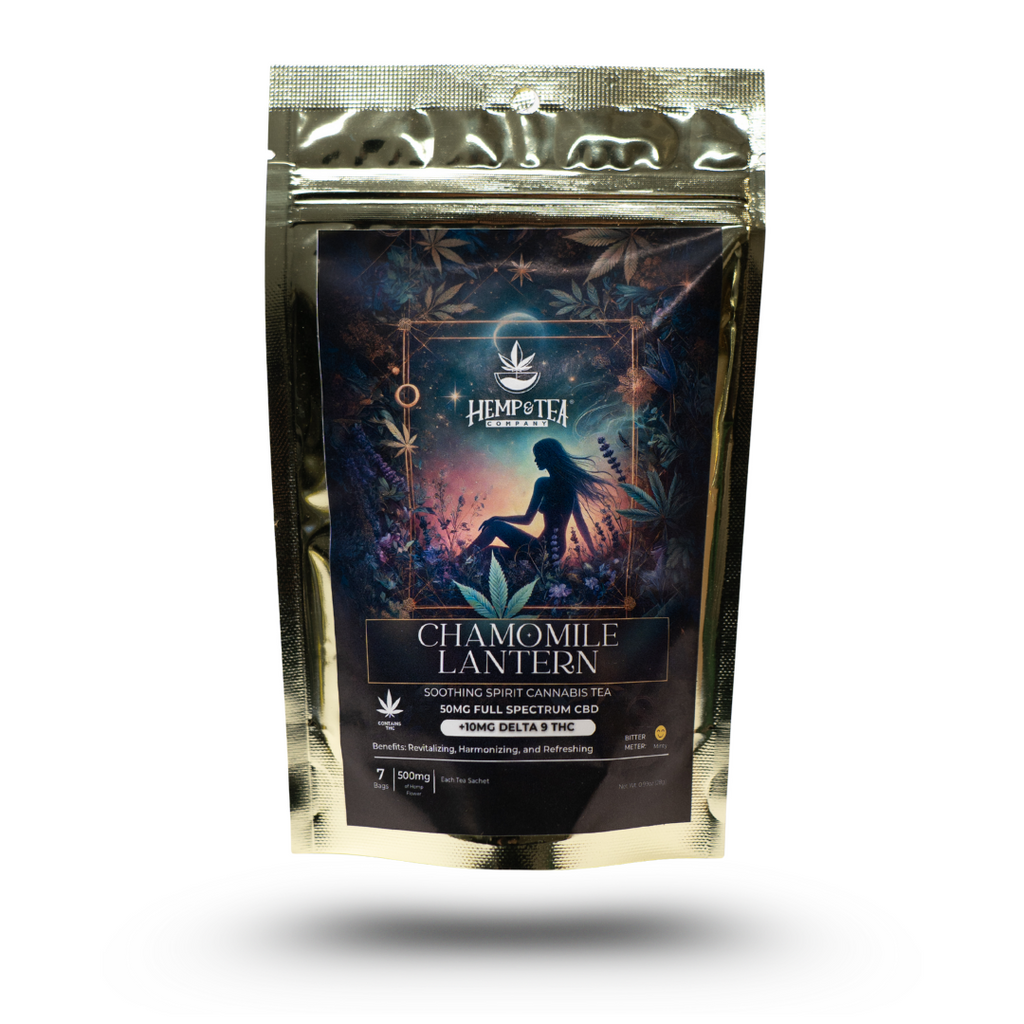 Delta 9 Chamomile Lantern Soothing Spirit Dream Tea | Hemp & Tea Comp ...