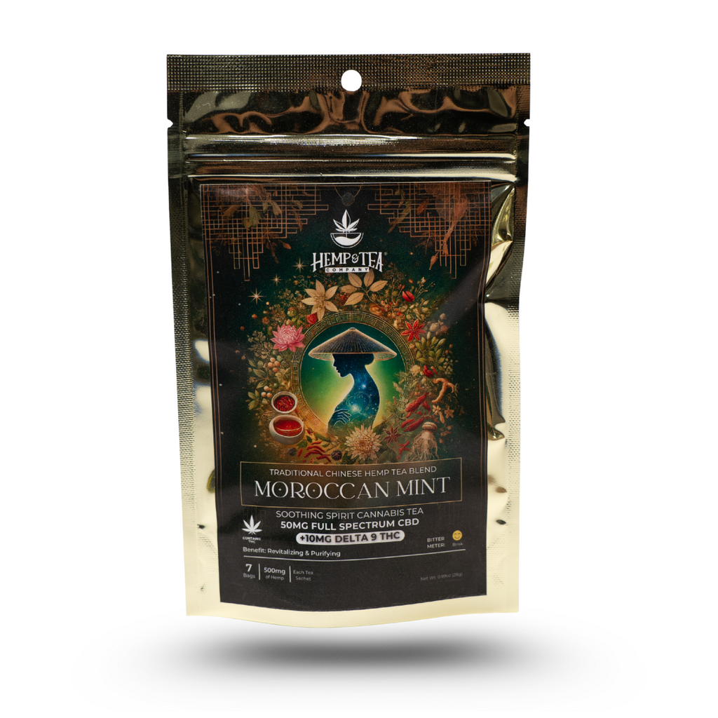 Delta 9 Moroccan Mint Soothing Chinese Cannabis Tea | Hemp & Tea Comp ...