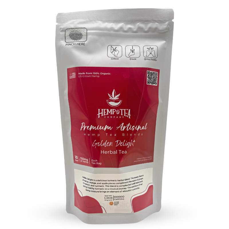 Golden Delight Hemp Tea | Hemp & Tea Company - Charlotte, NC – Hemp and ...