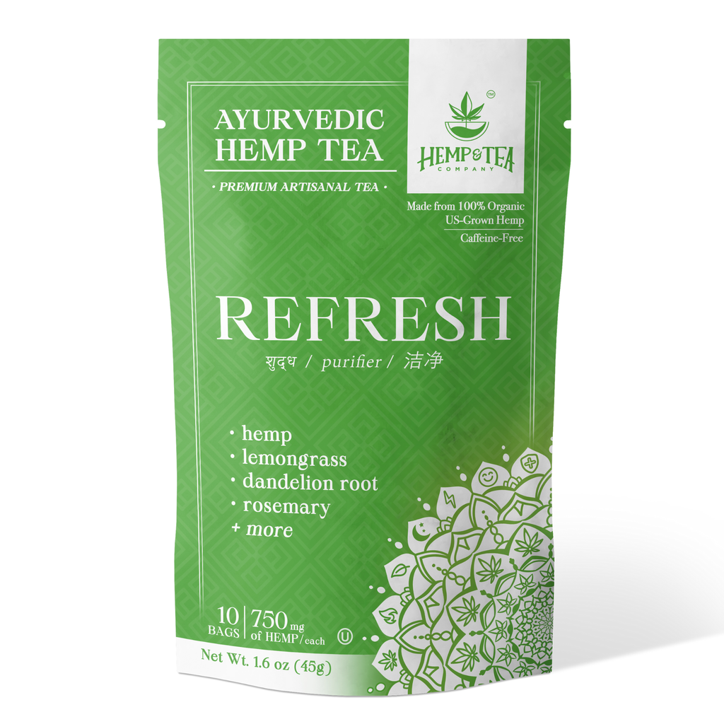 Ayurvedic Hemp Tea - Refresh | Hemp & Tea Company - Charlotte, NC ...